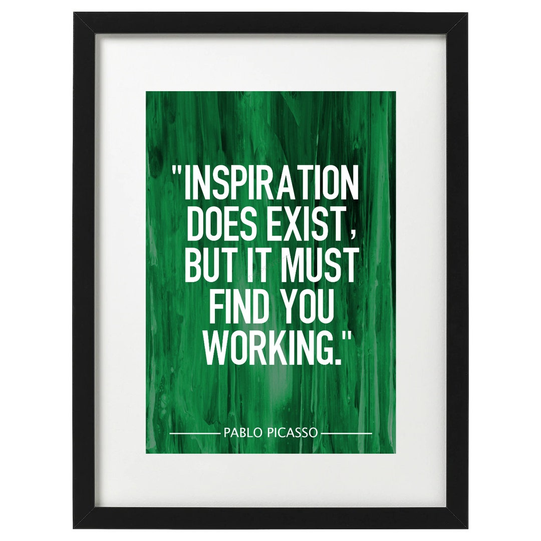 Pablo Picasso Quote Art Print - Etsy