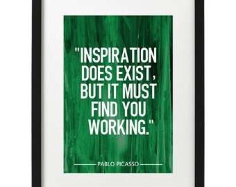 Pablo PICASSO ART PRINT - Picasso Quote, Picasso Poster, Picasso ...