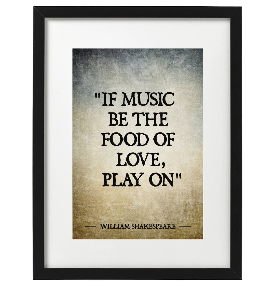William Shakespeare Quote Art Print - Etsy