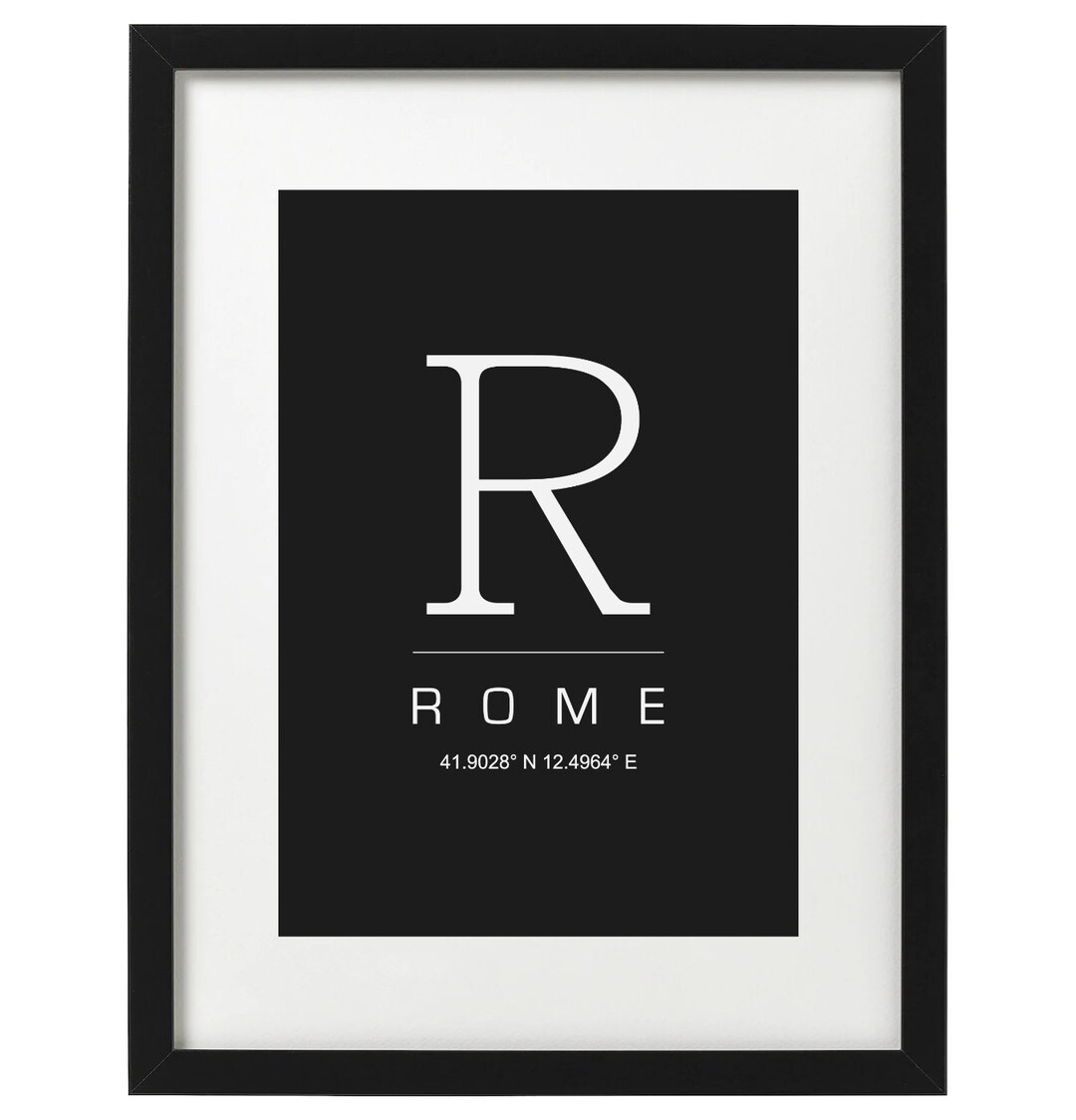 Rome Typography Art Print - Etsy
