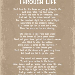 Ella Wheeler Wilcox as You Go Through Life Poem Art Print - Etsy