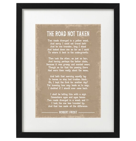 Robert Frost Leaves Poem The Road Not Taken | Poetry In Voice