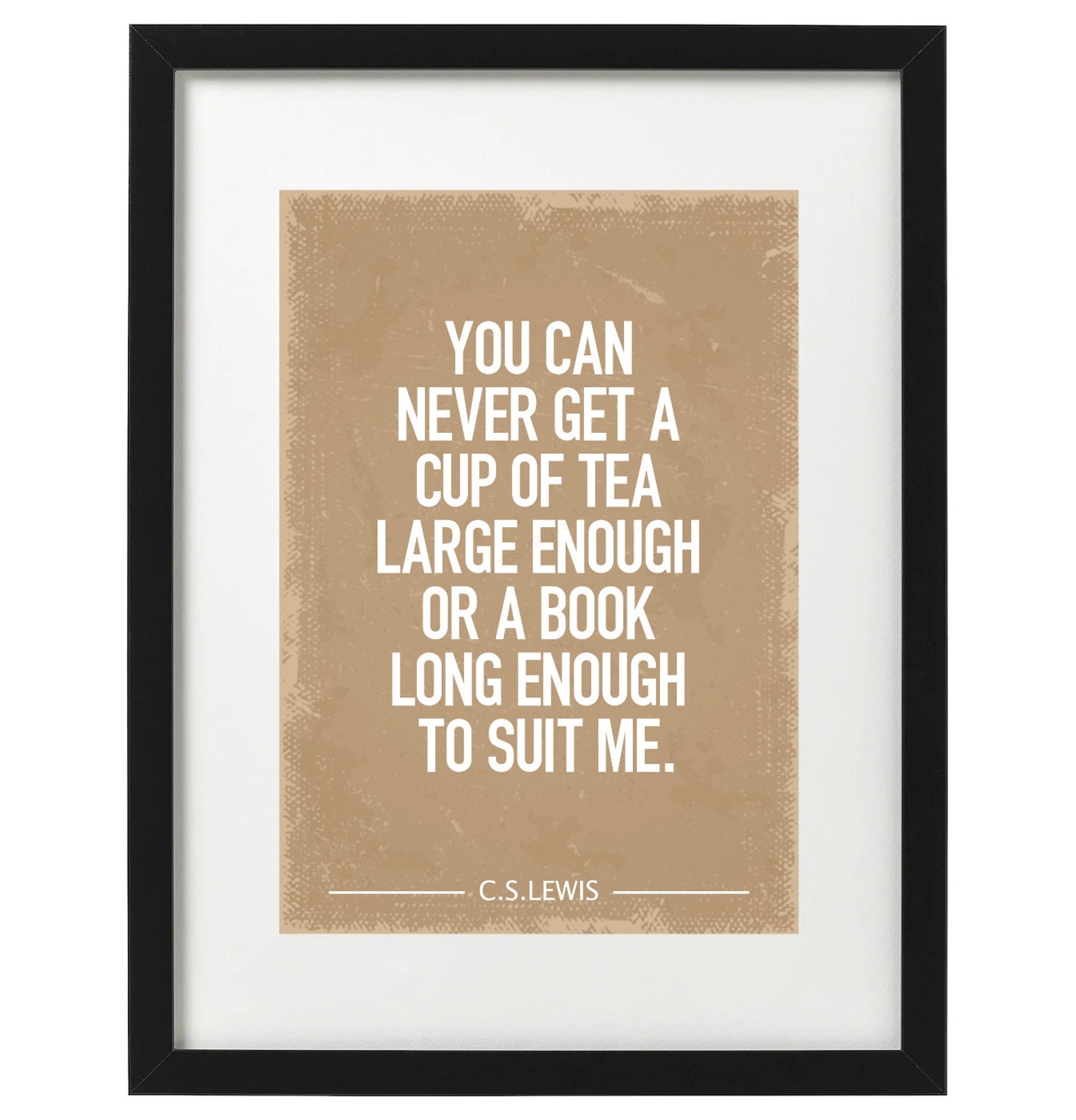 C.S. Lewis Quote Art Print - Etsy
