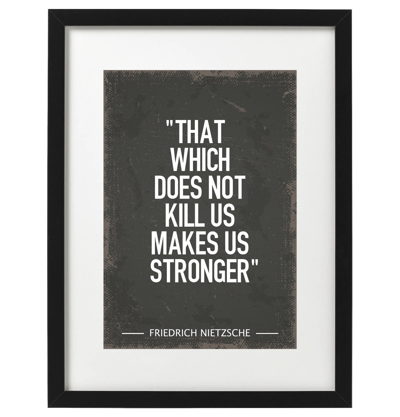 Friedrich Nietzsche Quote Art Print - Etsy