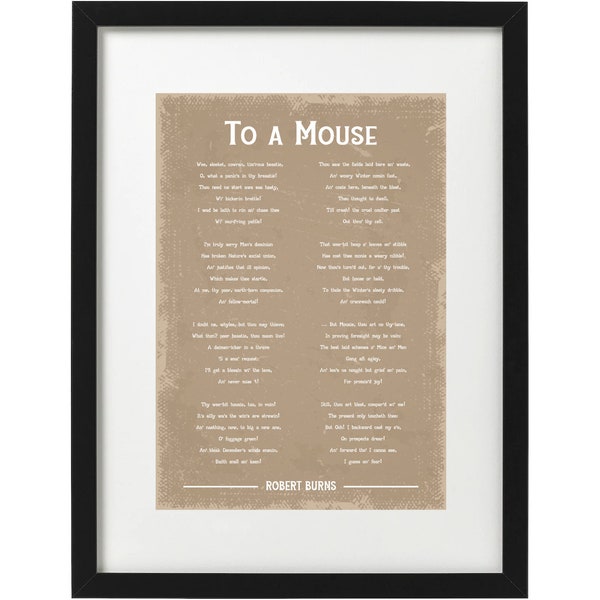 Robert Burns Print - Etsy