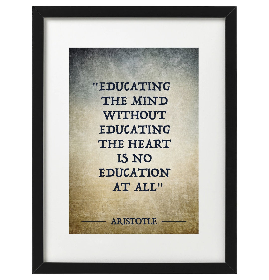 Aristotle Philosophy Quote Art Print - Etsy
