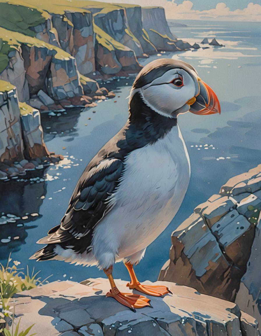 Puffin Art Print - Etsy