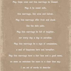 Rumi This Marriage Poem Art Print - Etsy UK