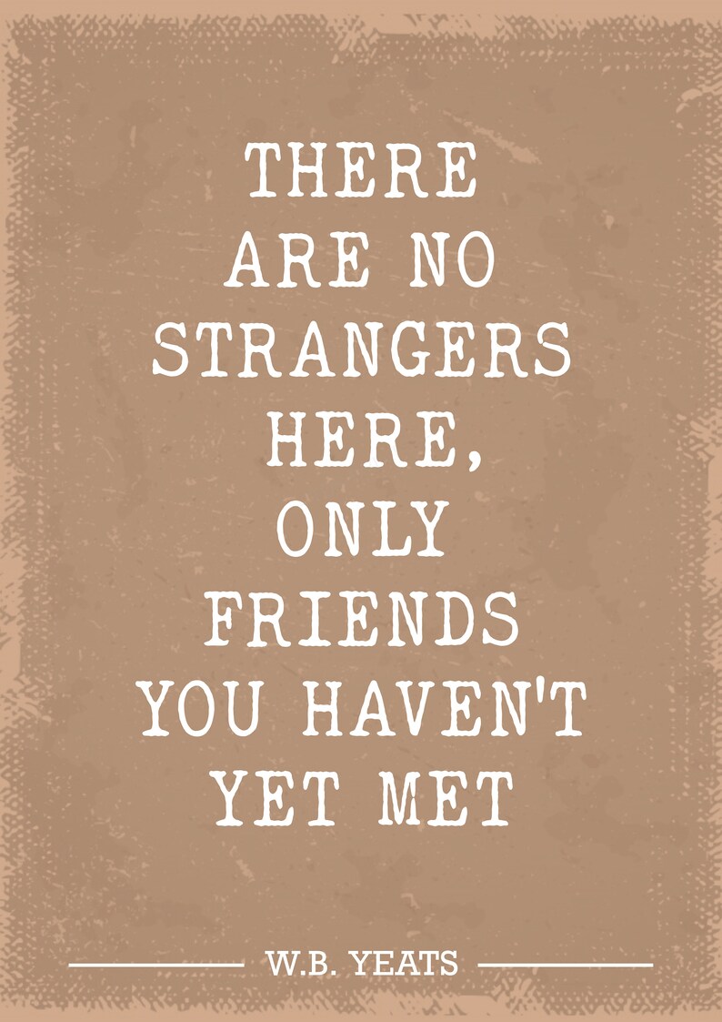 W.B. Yeats Quote Art Print - Etsy