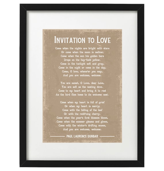 Invitation To Love Poem Love Poems Love Poems
