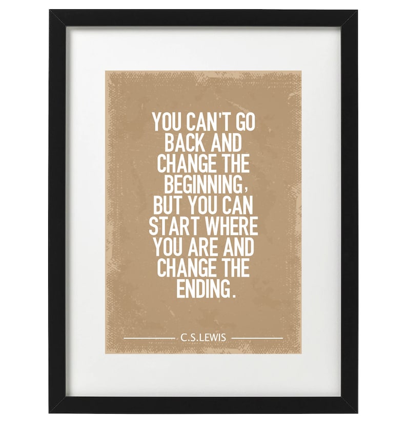 C.S. Lewis Quote Art Print - Etsy