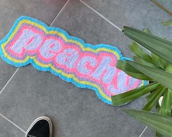 Vintage TV Rug Retro TV Rug Colorful Tufted Rug %100 Handmade - Etsy