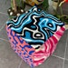 Psychedelic Tufted Ottoman Pouf Cover (unstuffed) / Moroccan Pouf ...