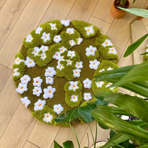Flower Rug - Etsy