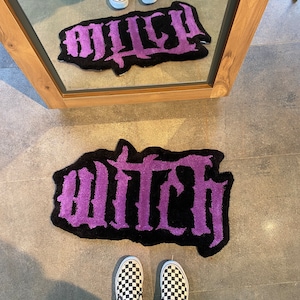 Witch Fluffy Tufted Rug / %100 Handmade - Etsy
