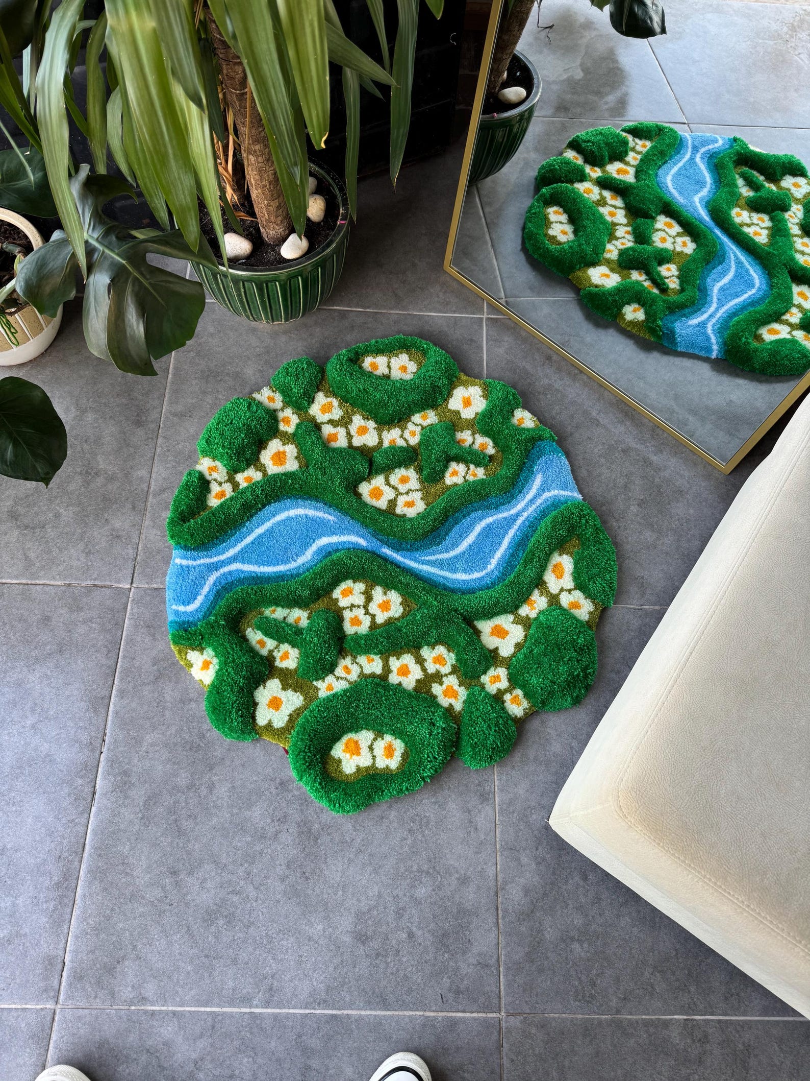 Daisy & River 3D Fluffy Handmade Tufted Rug - Etsy