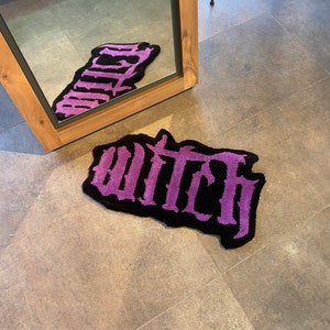 Witch Fluffy Tufted Rug / %100 Handmade - Etsy