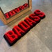 Badass Fluffy Tufted Rug / Hologrophic Words / %100 Handmade - Etsy