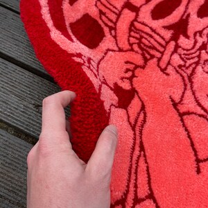 Baby Eros Fluffy Tufted Rug / Cupid / Angel / %100 Handmade - Etsy