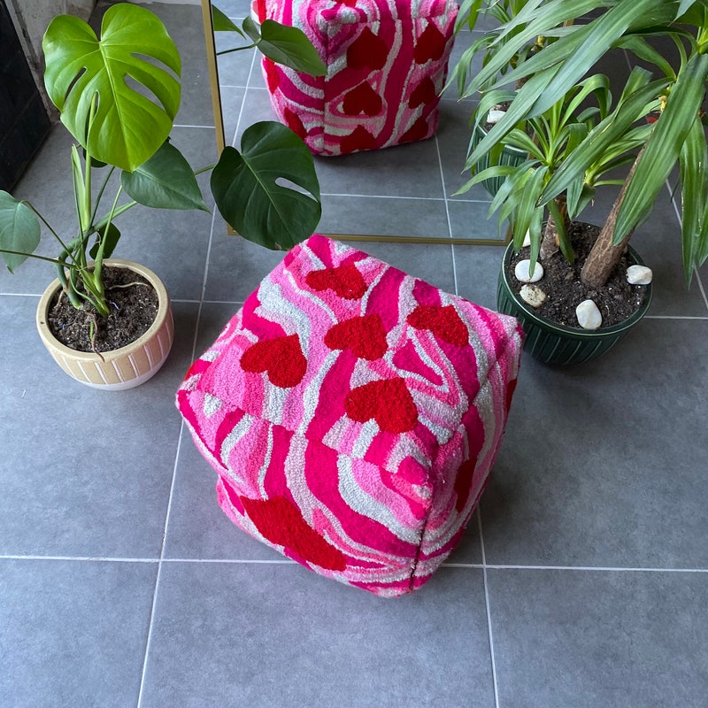 Pink Pouf - Etsy