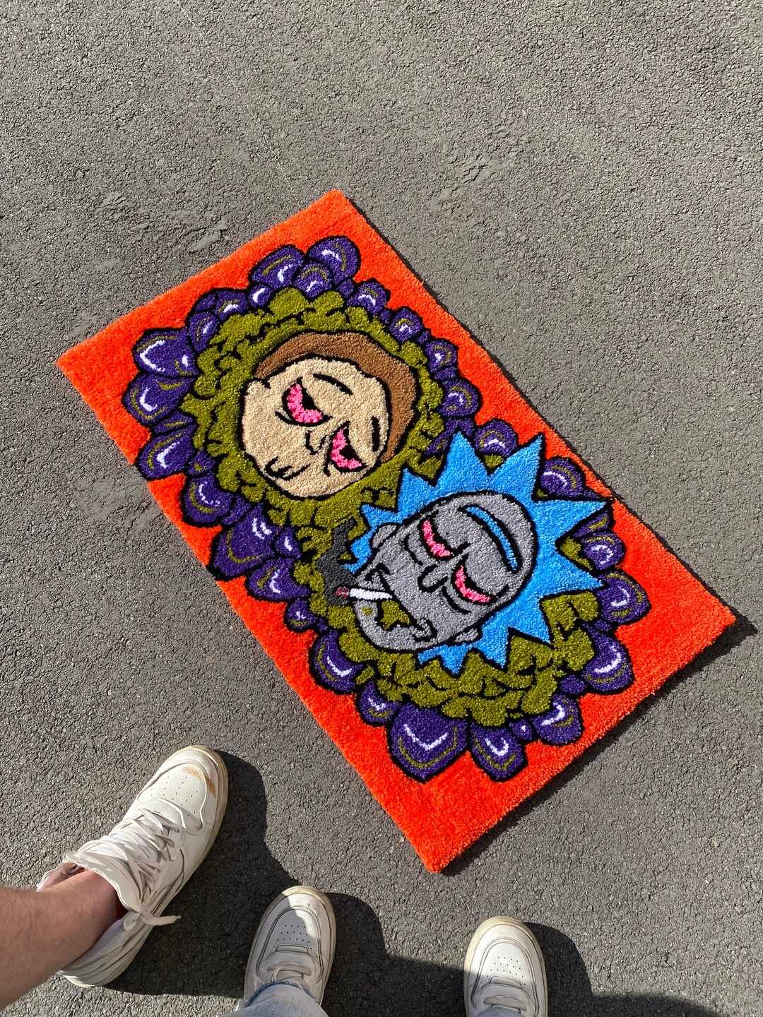 Rick Fluffy Tufted Rug / %100 Handmade - Etsy