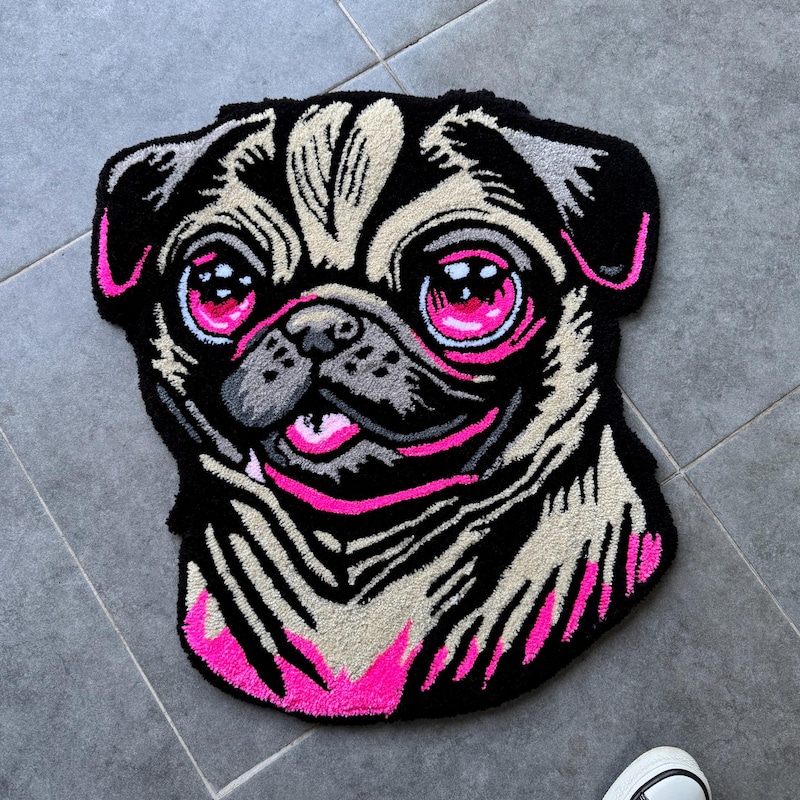 Pugs in a Rug - Etsy