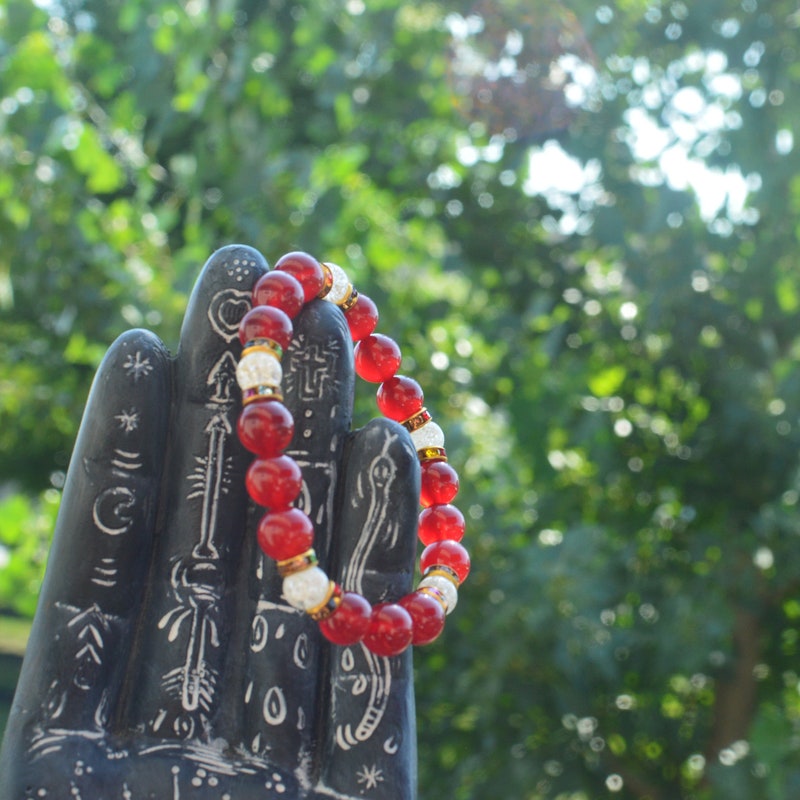 Red Jade Bracelet - Etsy