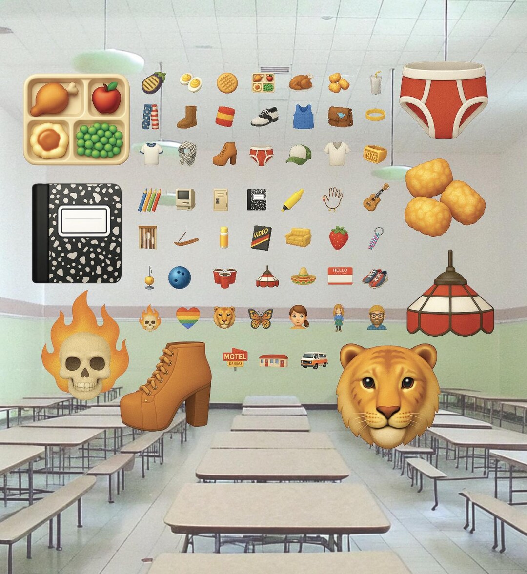 Nostalgic Millennial Emoji Set - 52 Icons for 00's Vibes - Transparent ...