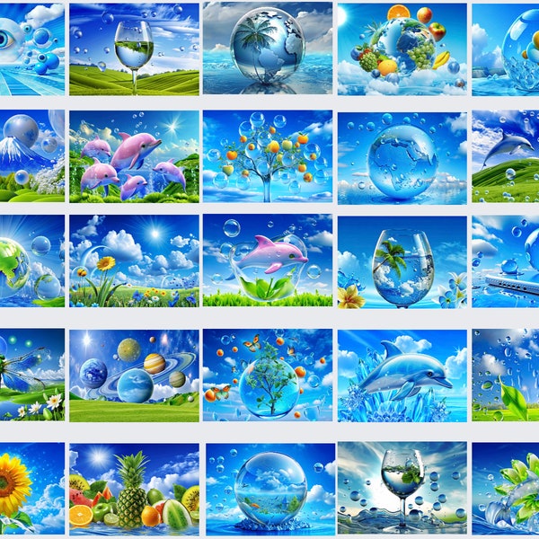 Frutiger Aero Mouse Cursors - Full Aesthetic Pack of All 17 States ...