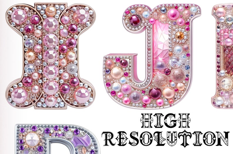 Dazzletai - Y2k Bling Phone Inspired Font - Kawaii Decoden Transparent ...