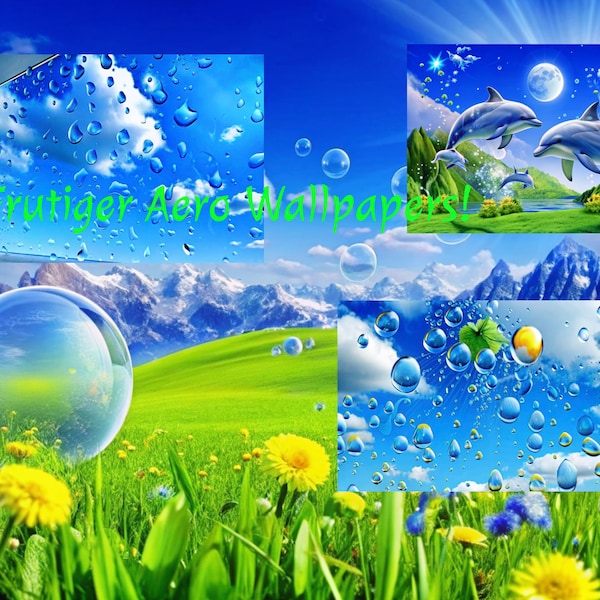 Frutiger Aero Mouse Cursors - Full Aesthetic Pack of All 17 States ...