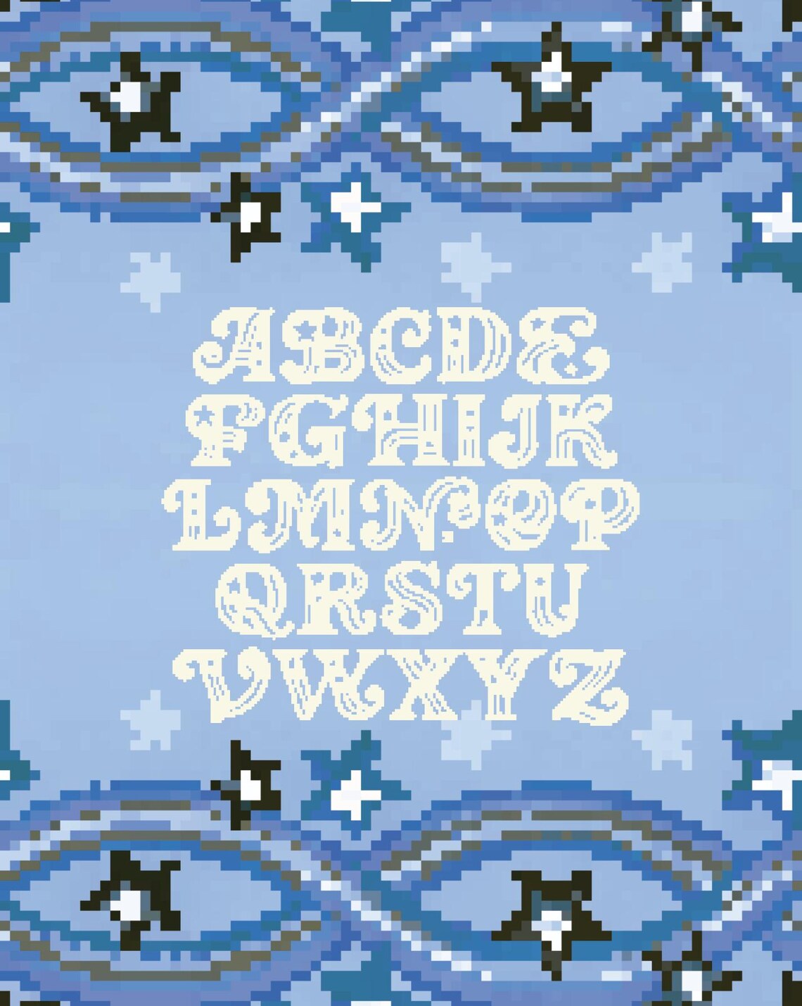 Starstruck 76 - Installable .OTF Font File - 1976 Bicentennial Stars ...