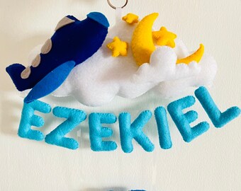 Airplane Name Banner - Etsy