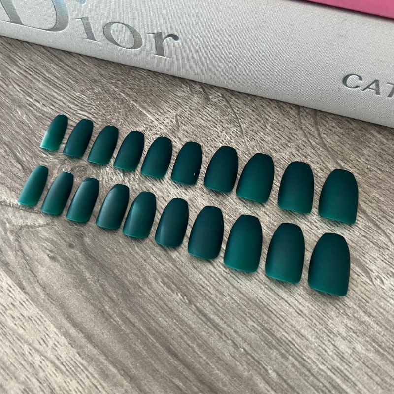 Matte Fake Nails - Etsy