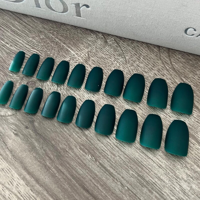 Matte Fake Nails - Etsy