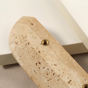 Long Travertine Oval Cabinets Pulls, Stone Pulls Handles,custom ...