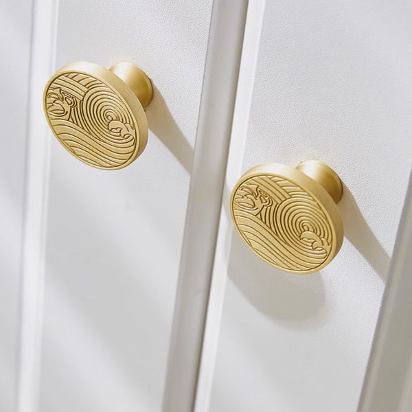 Round Drawer Pulls - Etsy