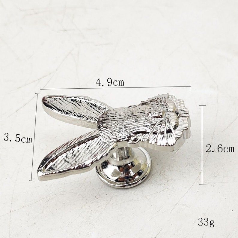 Rabbit Knobs Cute Rabbit Drawer Pulls Wardrobe Knob Cabinet - Etsy
