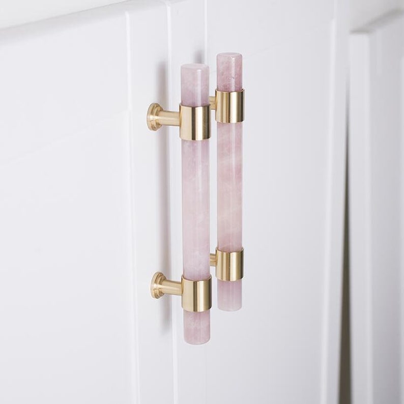 Marble Crystal Cabinets Pulls Bar Pulls Knobs Modern Drawer - Etsy