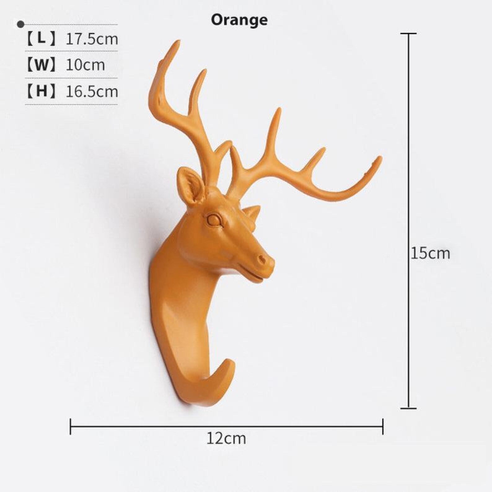 Modern Elk Wall Hanging Hooks Animal Decorative Wall Rack | Etsy