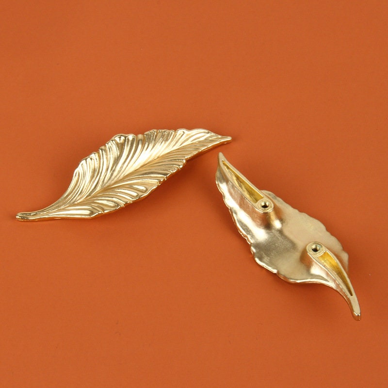 Leaf Drawer Pulls Leaf Silver Antique Knobs Drawer Pulls - Etsy