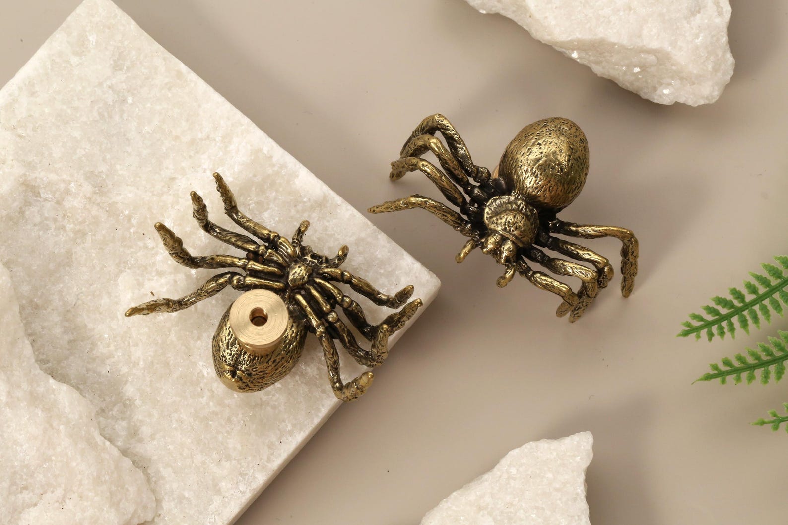 Solid Brass Spiderknobs, Spider Style Modern Cabinet & Drawer Pulls ...