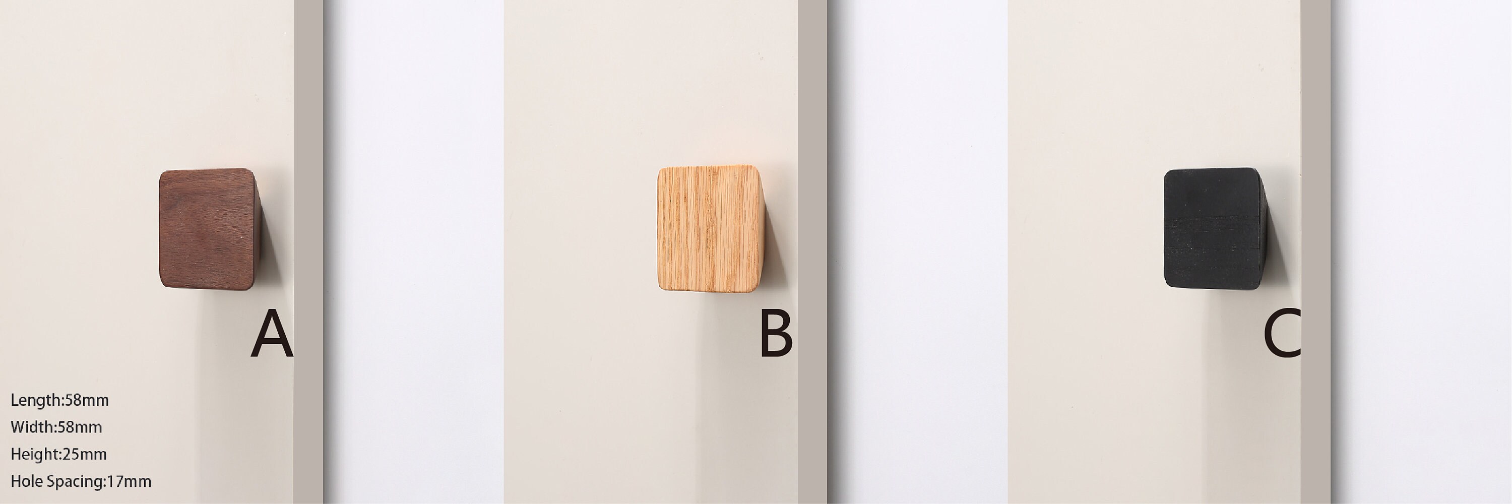 Wooden Drawer Handles Knobs,solid Wood Dresser Pulls,custom Engraved ...