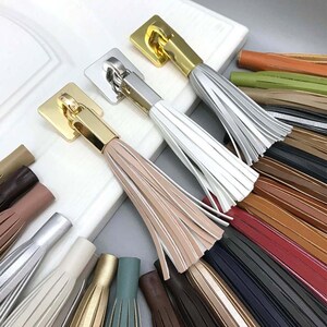 Leather Tassels Drawer Pulls ,cabinet Handles, Dresser Knobs,simple ...