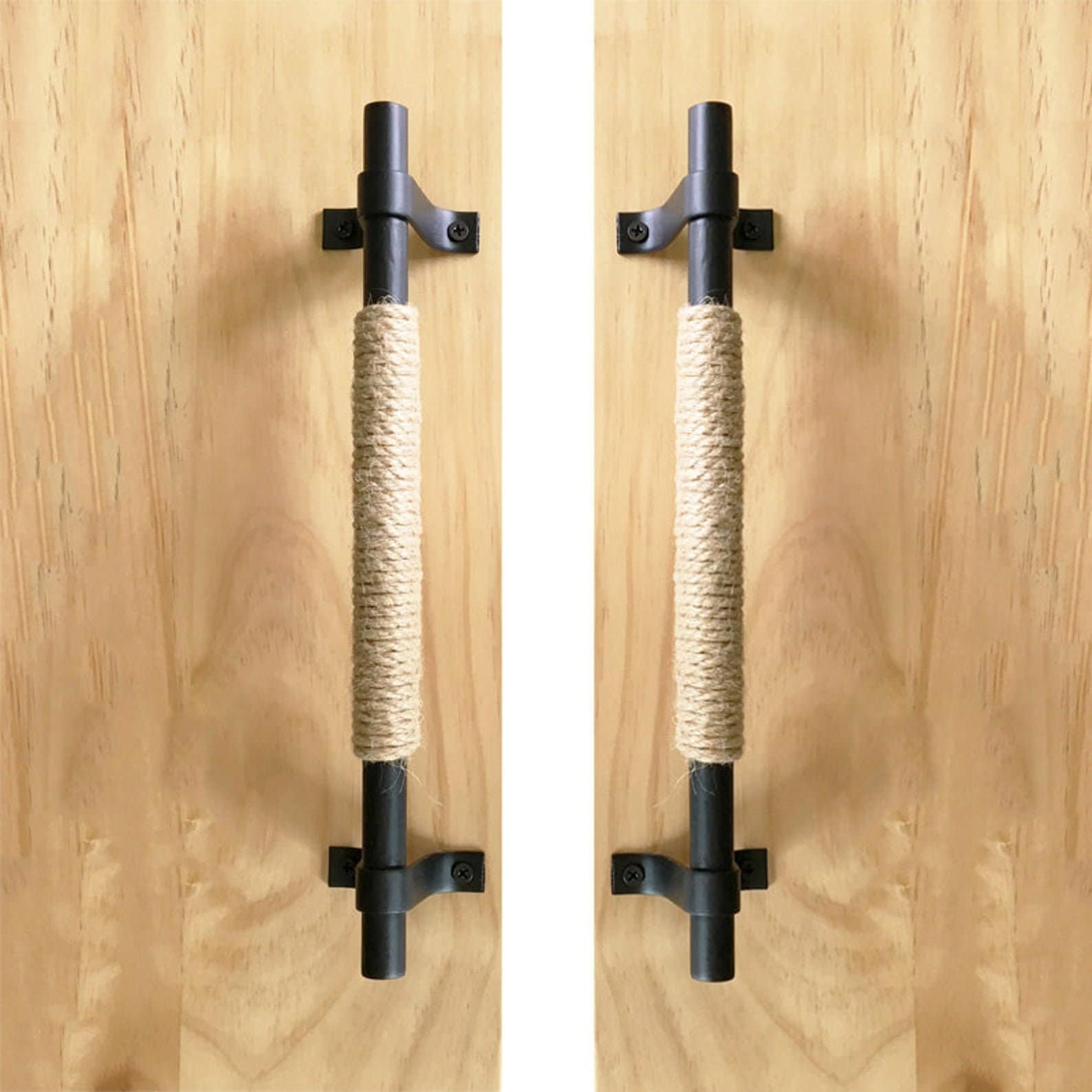 American Barn Door Pull Handle Sliding Door Slidinghemp Rope - Etsy