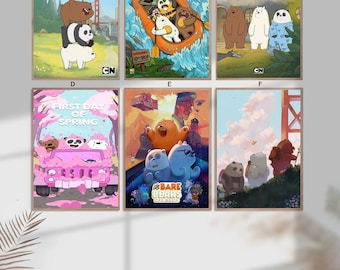 Bare Bears Poster - Etsy
