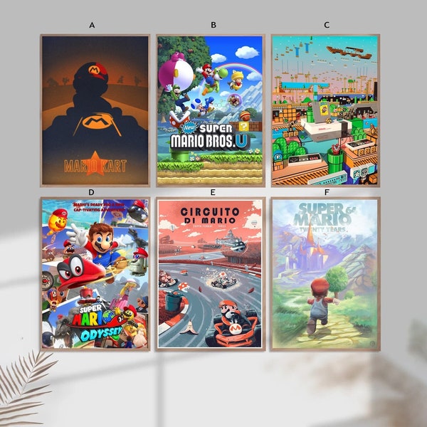 Super Mario Poster - Etsy