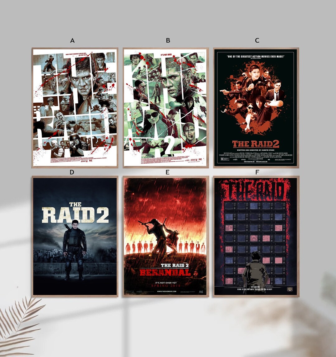The Raid Redemption Classic Movie Home Decor Canvas Poster Unframe-8x12 ...