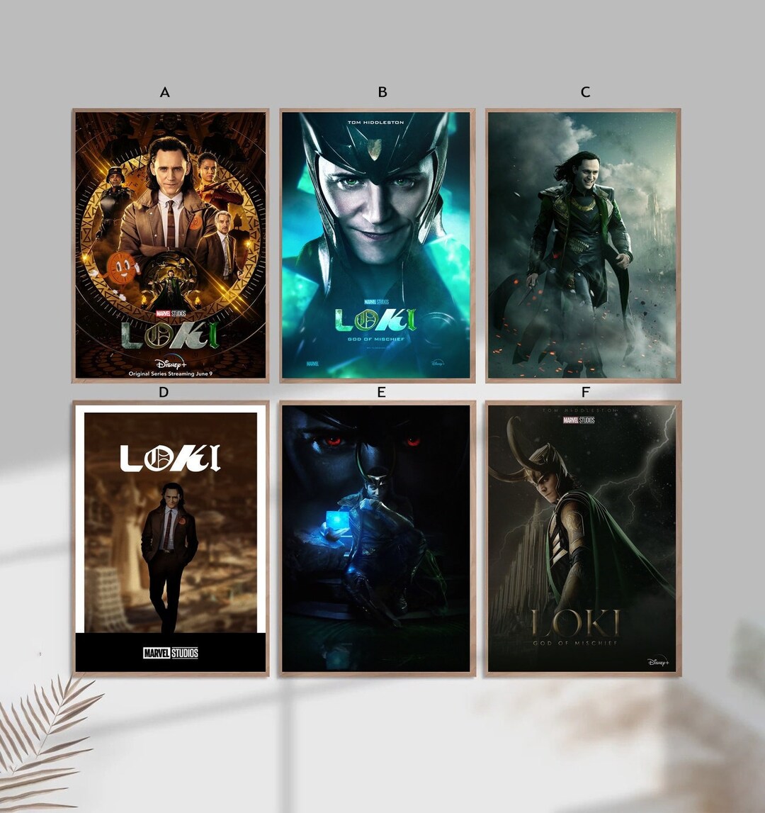 Loki Film Classic Movie Home Decor Canvas Poster Unframe-8x12''16x24 ...