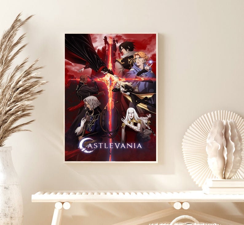 Castlevania game cover canvas poster,no frame Prints Music & Movie ...